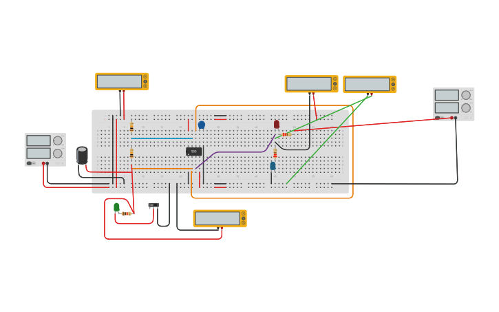 Circuit Design 555 Timer Tinkercad