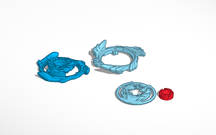 3D design Copy of BeyBlade Burst Valtryek V3 - Tinkercad