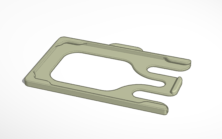 3D design Card holder - Tinkercad