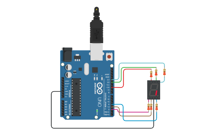 Circuit Design Ejercicio 3 1 Secuencia De Led Display 7 Segmentos