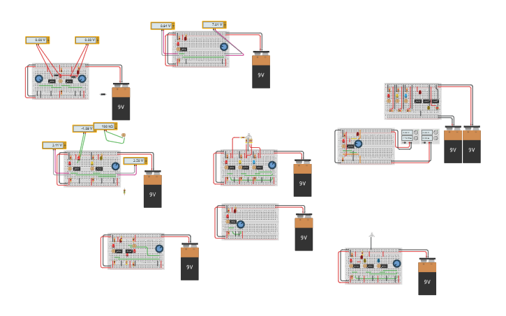 Circuit design Color Detector - Tinkercad