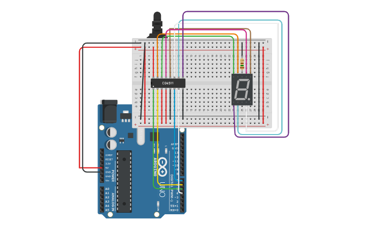Circuit Design Actividad 11 Contador De 7 Segmentos Con Integrado