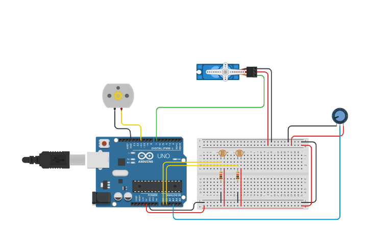 Circuit design Microproyecto - Tinkercad
