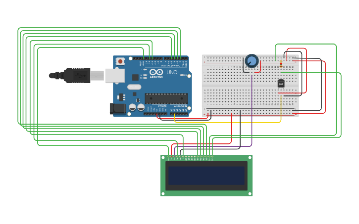 Circuit Design Interfacing Lm35 Sensor And Display The Temperature