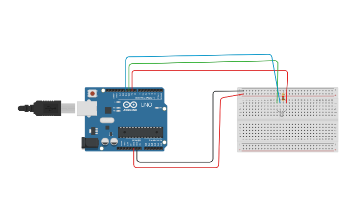 Circuit design Week 2 circuit four - Tinkercad