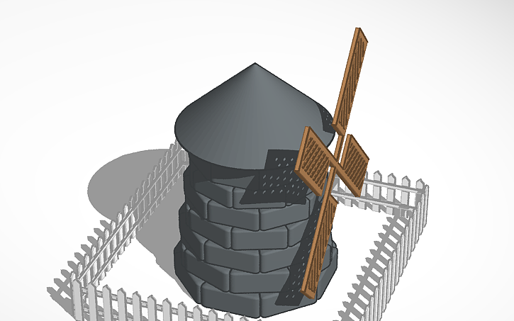 3D design Windmill - Tinkercad