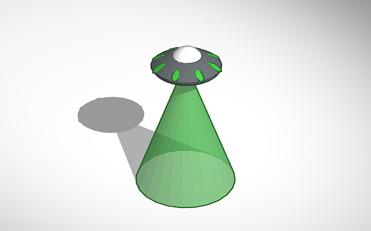 3D design UFO - Tinkercad