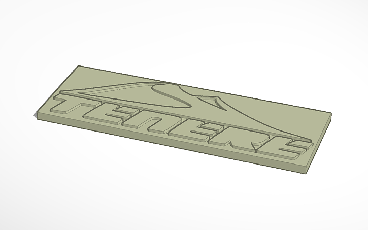 3D design TENERE LOGO | Tinkercad