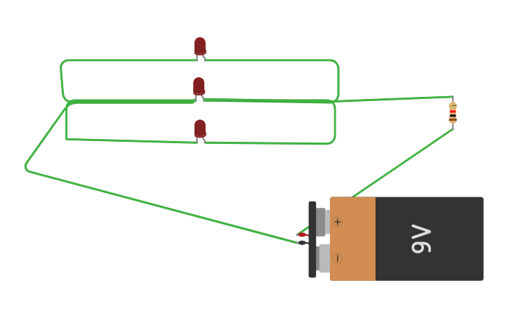 Circuit Design Parallel Connection Tinkercad
