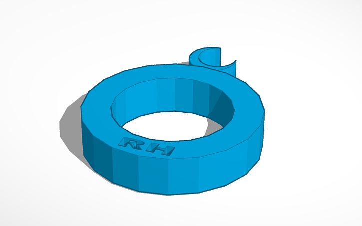 3D design Ring - Tinkercad