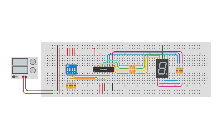 Circuit design decoder - Tinkercad