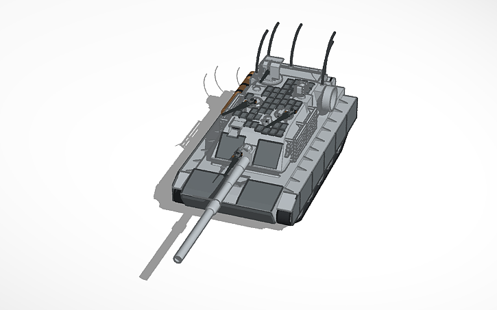 3D design tank | Tinkercad