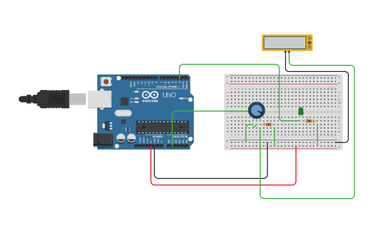 Circuit design analogRead Chiti Alessandro - Tinkercad