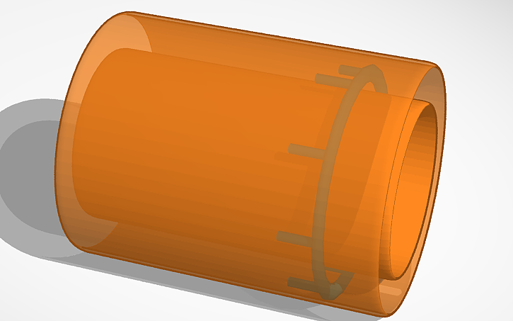 3D design combustion chamber for turbo jet - Tinkercad