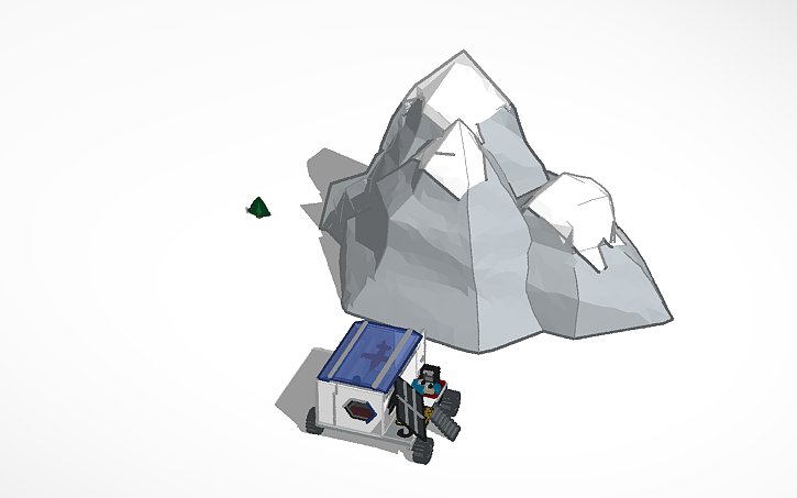 3D design atomic rover - Tinkercad