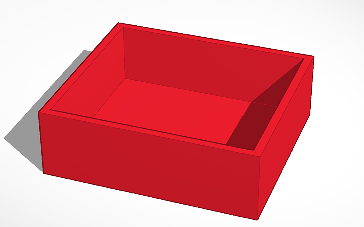 3D design Square boat | Tinkercad