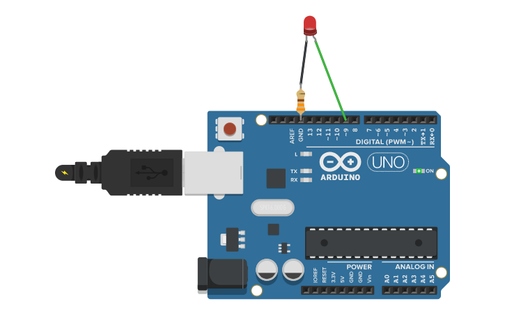 Circuit design Practical 1 basic - Tinkercad