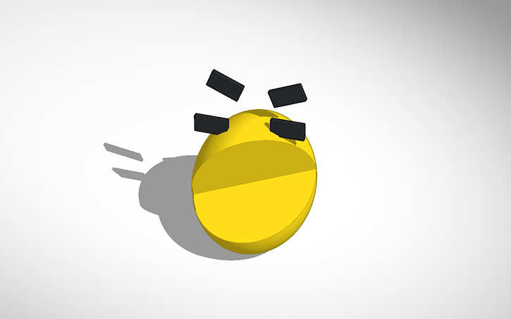 3D design angry pacman | Tinkercad