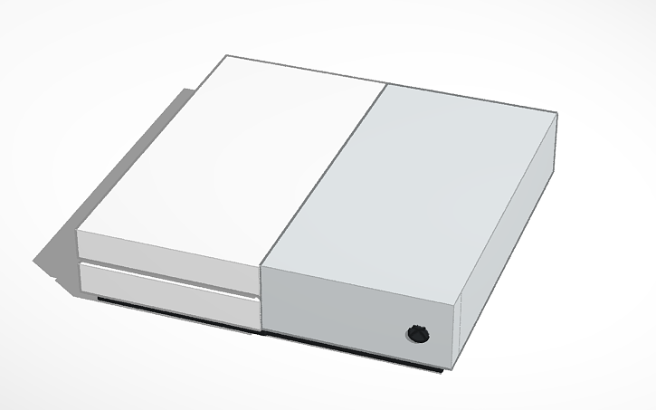 3D design XBOX 1S - Tinkercad