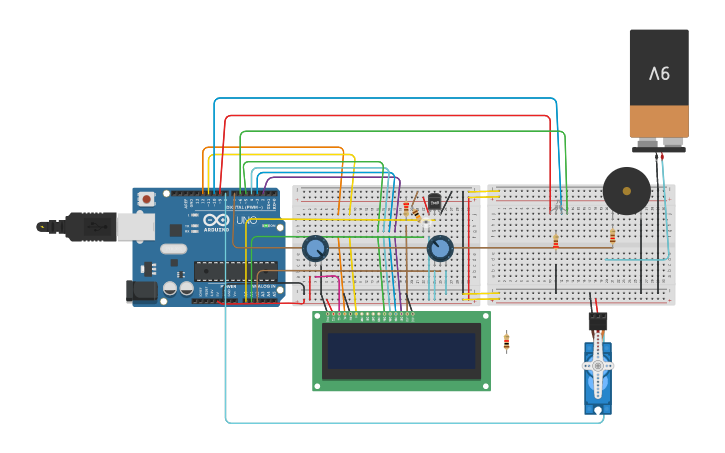 Circuit design Smart Weather Station pruebas - Tinkercad