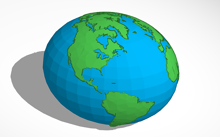 3D design Globe - Tinkercad