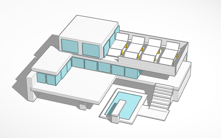 3D design Glass house Naga 5W | Tinkercad