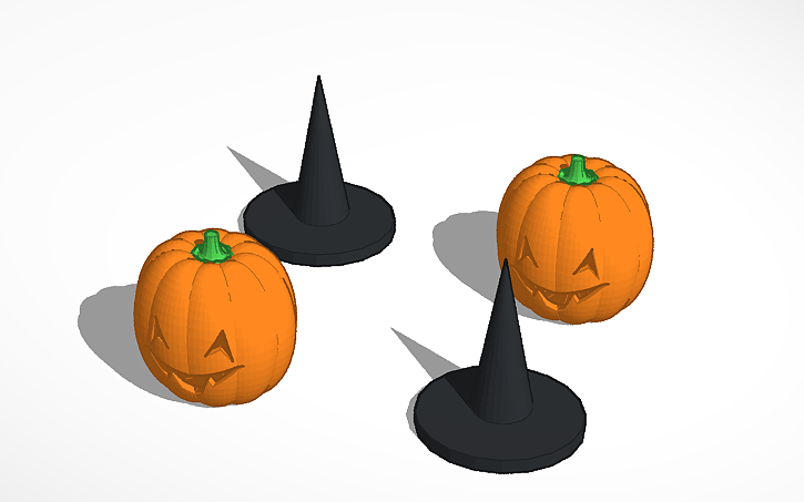 3D design HALLOWEEN - Tinkercad