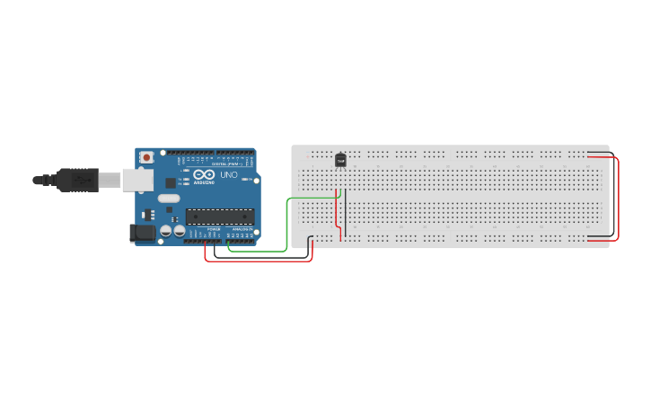 Circuit design Tarea#3 Temperatura - Tinkercad