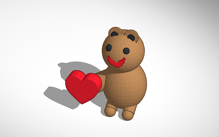 3D design Bear - Tinkercad