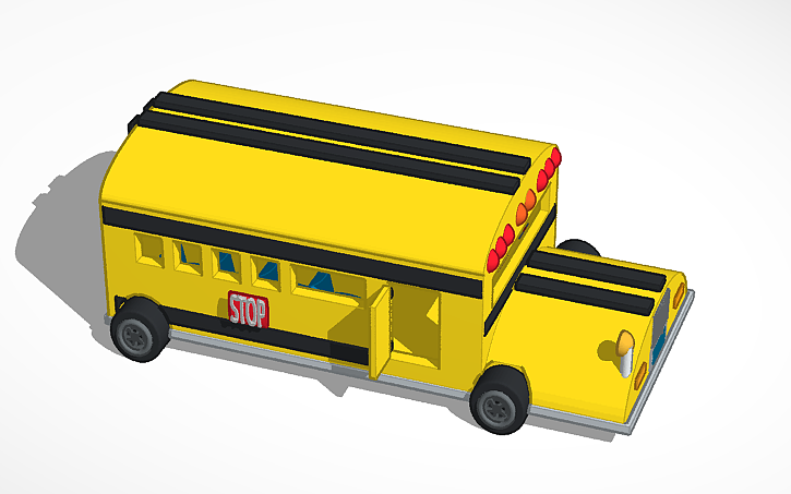 3D design School Bus - Tinkercad