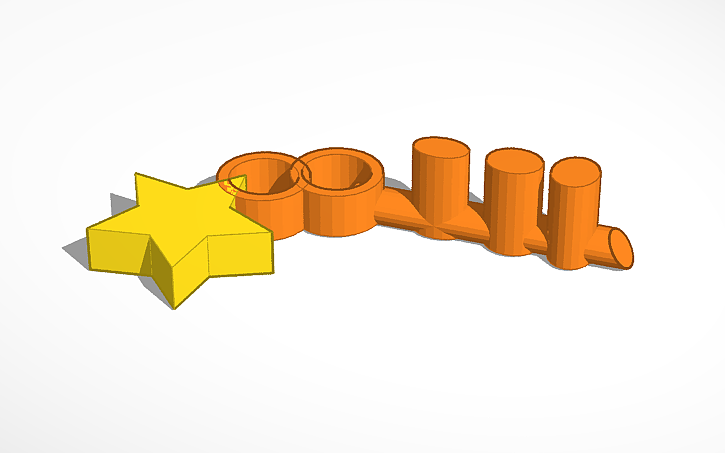 3d Design Key Chain Tinkercad