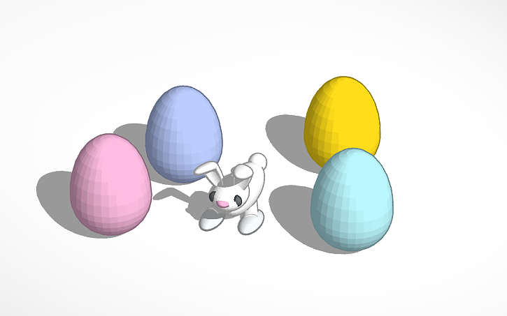 3D design easter - Tinkercad