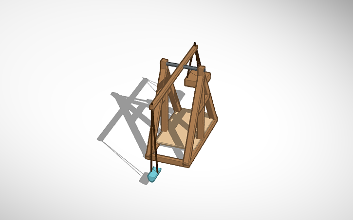 3D design Trebuchet Design - Tinkercad