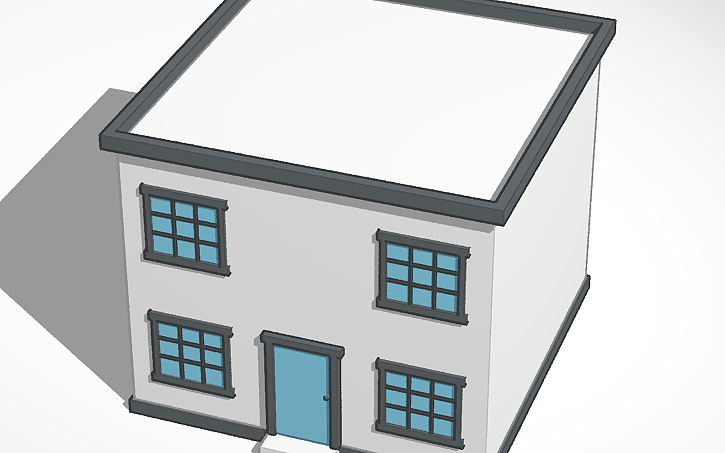 3D design A Perfect House Step-04 (Windows) | Tinkercad