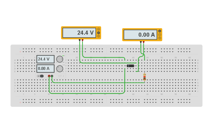 Circuit design Vineet_Reverse Bias - Tinkercad
