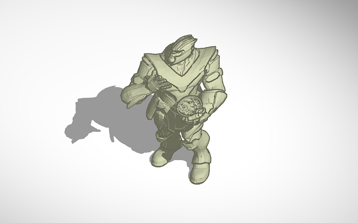 3D design Copy of Thanos popcorn | Tinkercad