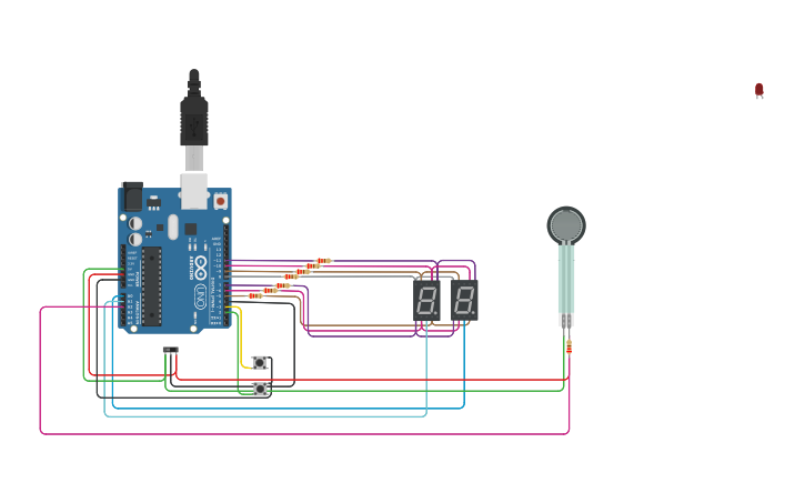 Circuit design Copy of parcial parte 2 - Tinkercad