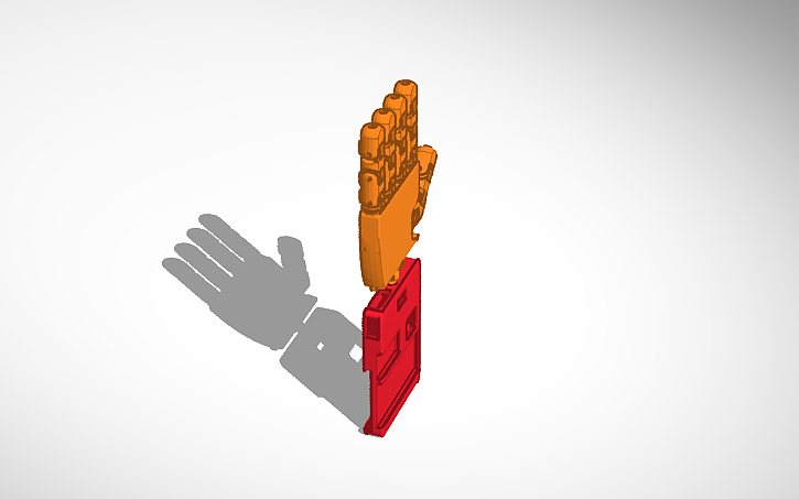 3d Design Mano Robotica Tinkercad