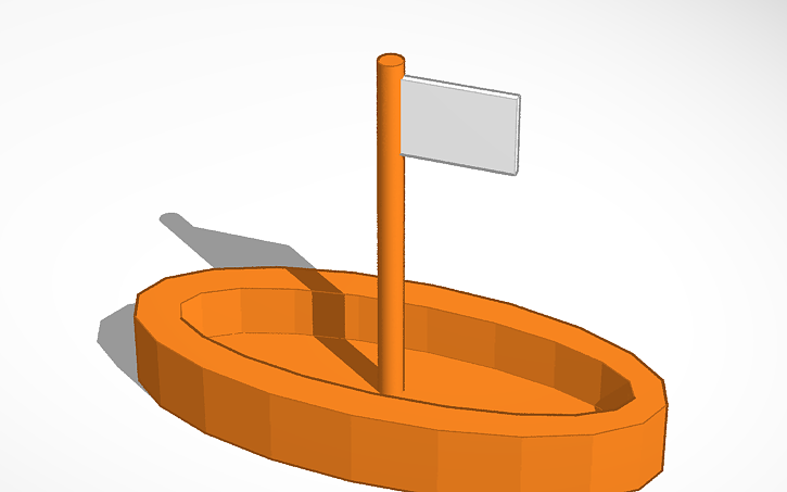 3D design Boat - Tinkercad