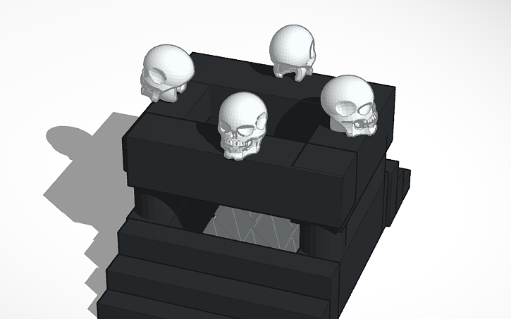 3D design Death Temple - Tinkercad
