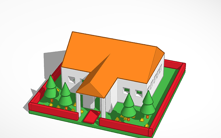 3D design casa - Tinkercad