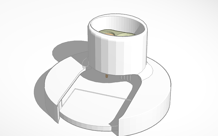 3D design Color sensor housing LDR/RGB - Tinkercad