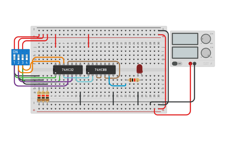 Circuit design PROBLEM 2: POS | Tinkercad