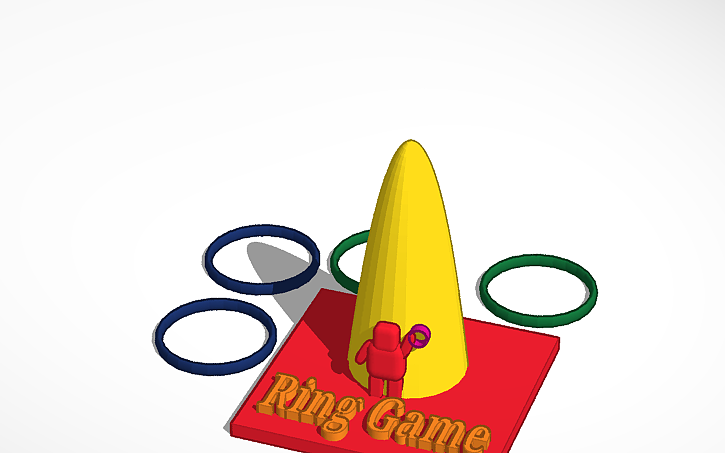 3D design ROCKWELL RING GAME - Tinkercad