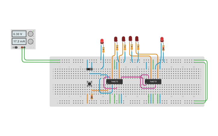 Circuit Design Constructing A Binary C Tinkercad 
