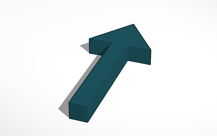 3D design Arrow - Tinkercad