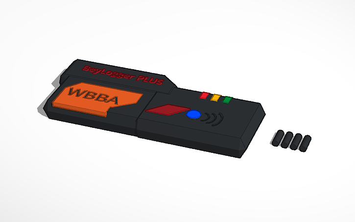 3D design Hinokens Custom BeyLogger Plus | Tinkercad