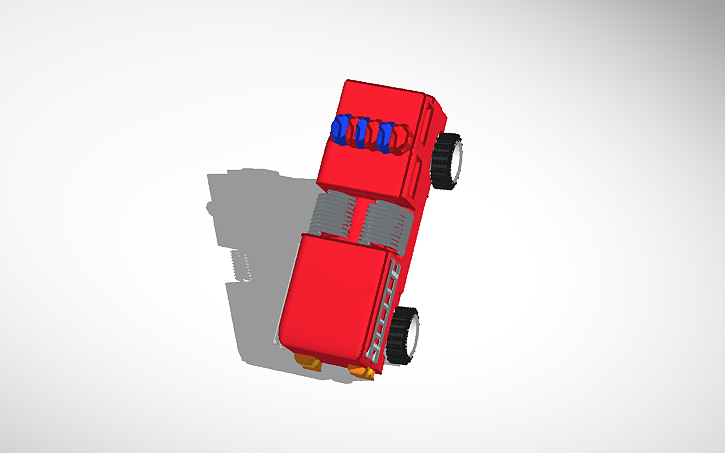 3D design Fire Truck - Tinkercad