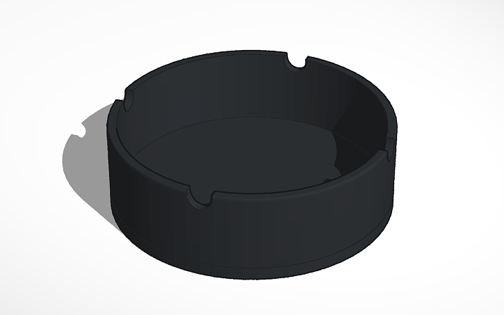 3D design Aschenbecher - Tinkercad