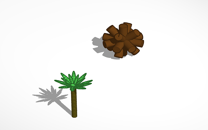 3D design camp fire | Tinkercad